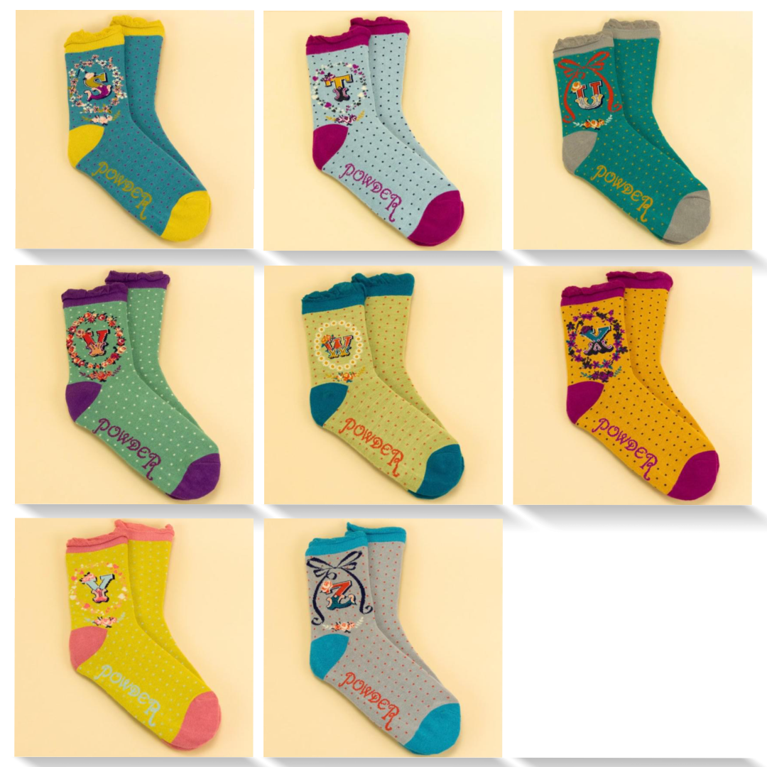 Alphabet Socks – Abel Mountain