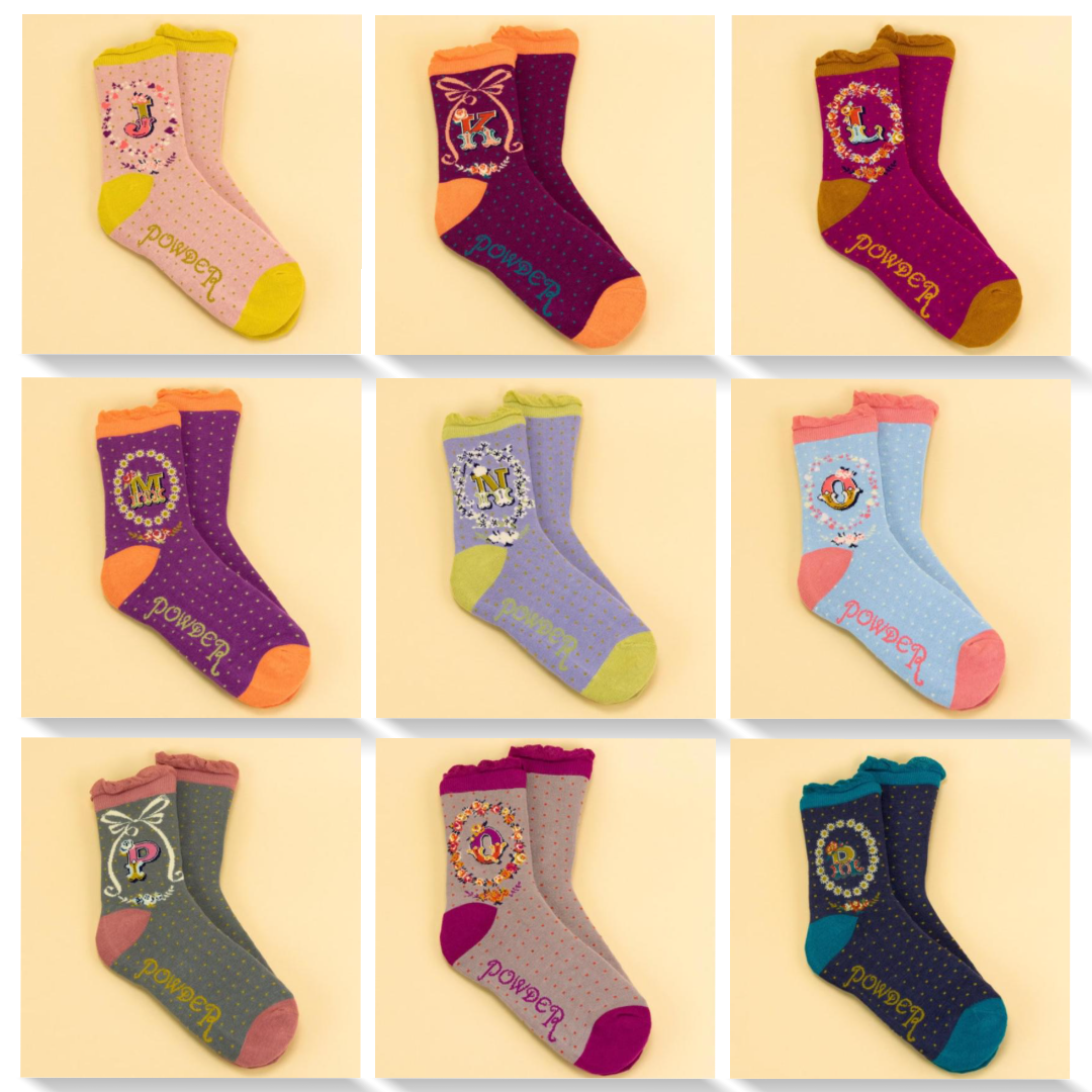 Alphabet Socks – Abel Mountain