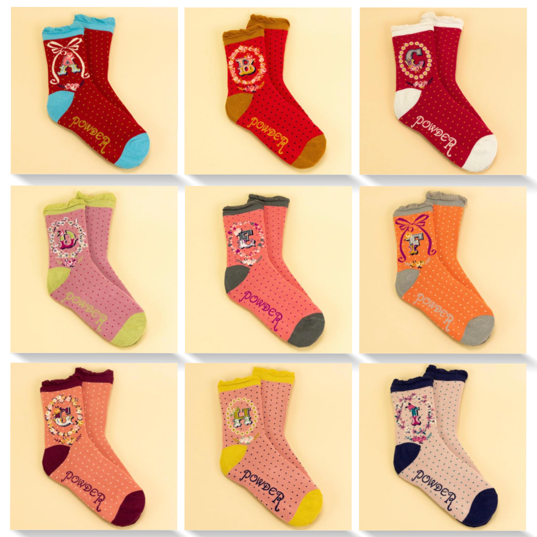 Alphabet Socks – Abel Mountain